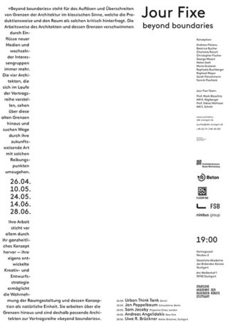 Jour fixe-Vortrag in der Reihe „Beyond Boundaries“: Jan Pappelbaum ...