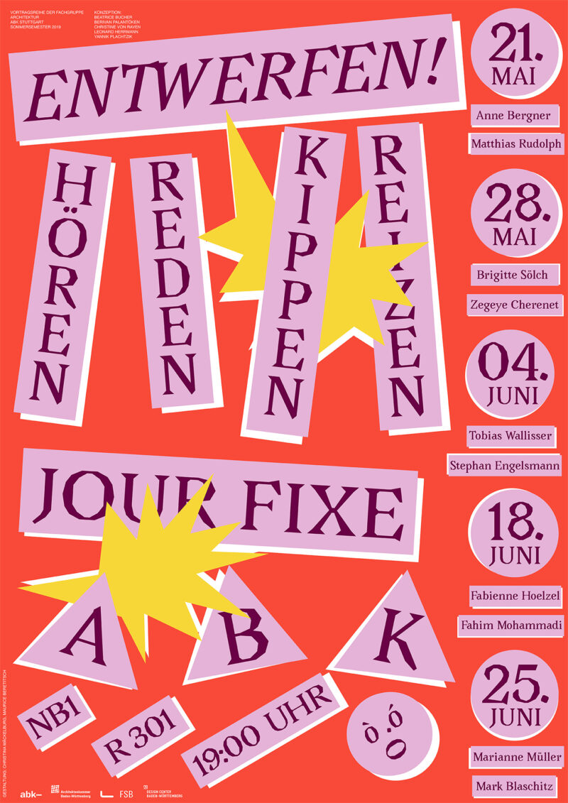 Jour Fixe Architektur: „Entwerfen!“ mit Prof. Dr. Brigitte Sölch & Dr ...